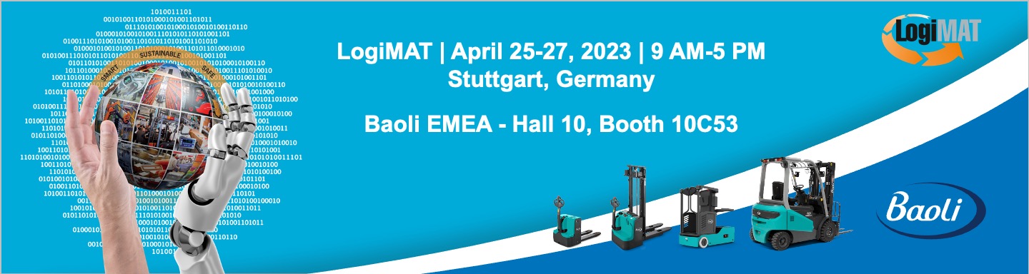 BAOLI exposeert op LogiMAT 2023 in Stuttgart in hal 10 - stand C53 | Baoli België